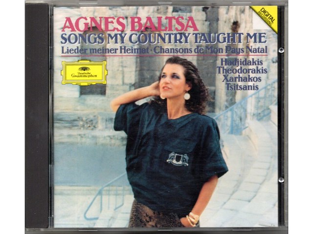 Agnes Baltsa ‎– Songs My Country Taught Me  [CD]