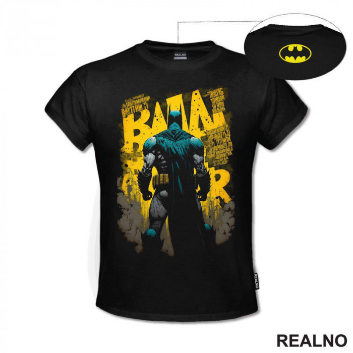 BACK TURNED - YELLOW - BATMAN - MAJICA