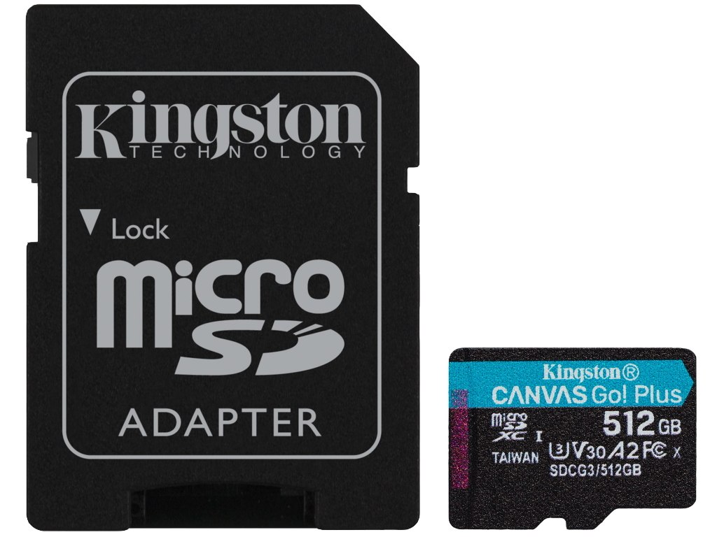 Memorijska kartica Kingston Canvas Go! Plus, microSDXC, 128GB, R170/W90 MB/s, U3 (SDCG3/128GB)ID EK000577469