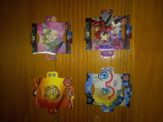 Bakugan Dini tokeni, 4 kom