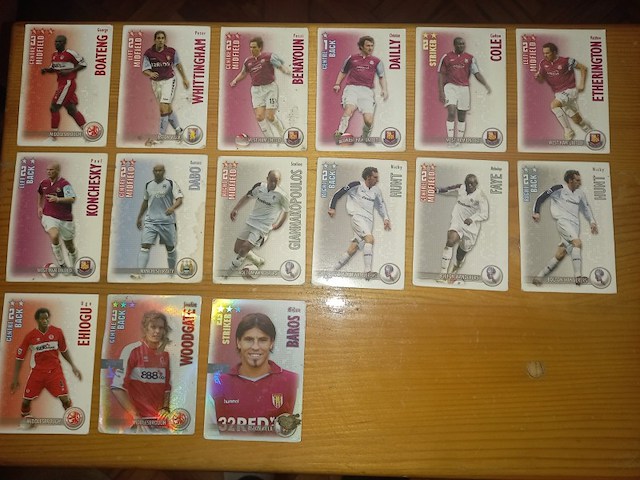 Premiere League Trading cards SHOOT OUT 2006-2007