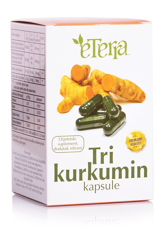 Trikurkumin kapsule