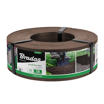 Bradas graničnik wood border 78mm 10m OBWBR1008