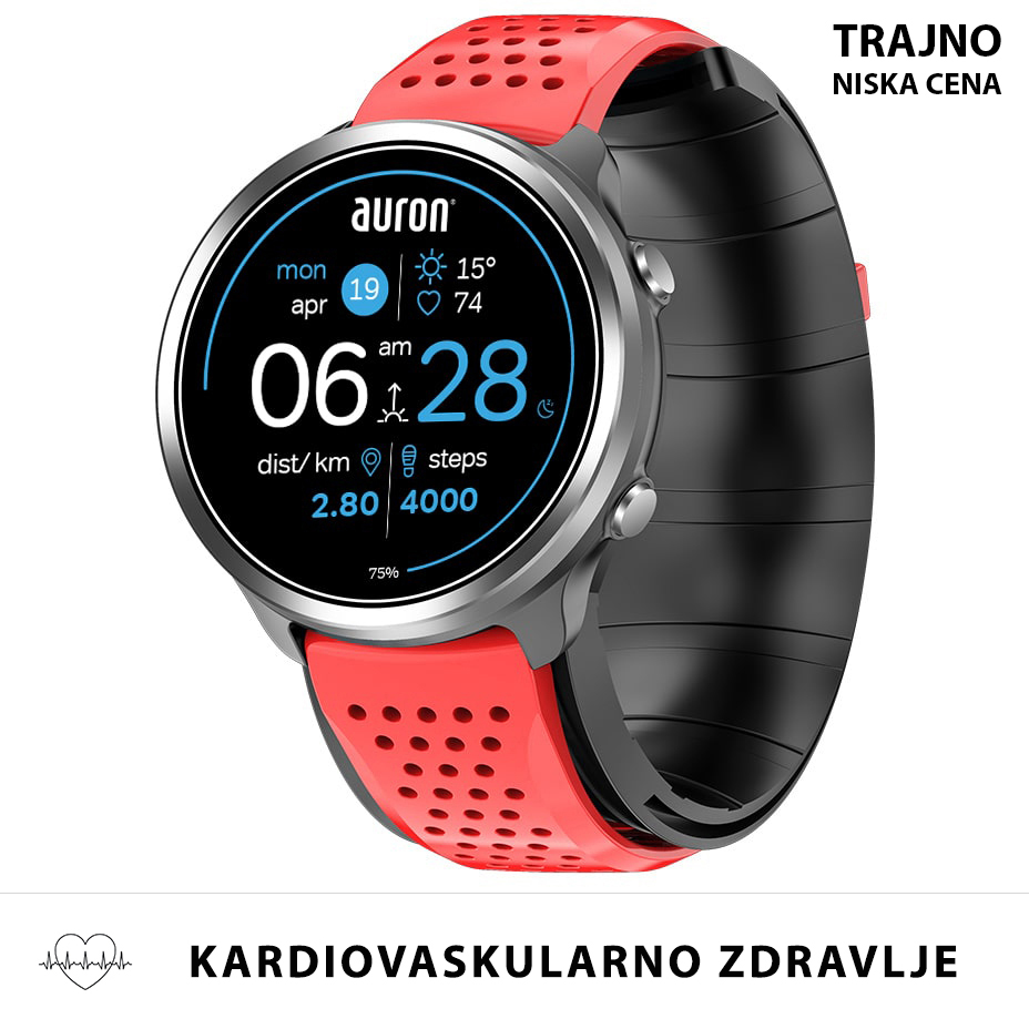 Auron Smart Watch SW30 red