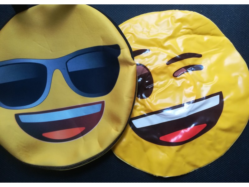 EMOJI torba i jastuče na naduvavanje