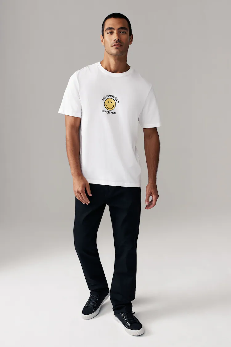 White Place 2 Be x Smiley Charity 100% Cotton T-Shirt