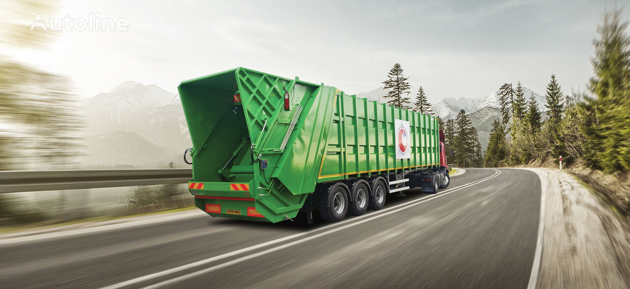 Novi EMS Rear Loading Waste Transfer Semi-trailer kamion za smeće