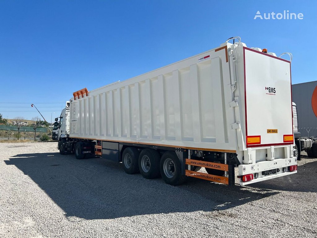 Novi EMS Self Compacting Top Loading Waste Transfer Semitrailer kamion za smeće