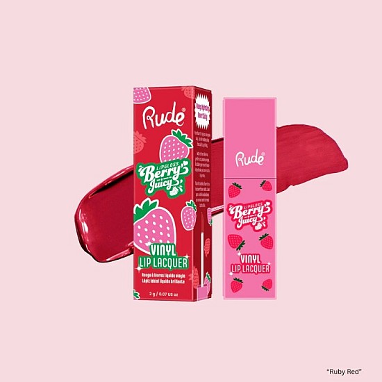 TEČNI RUŽ ZA USNE BERRY JUICY VINYL LIP LACQUER RUBY RED