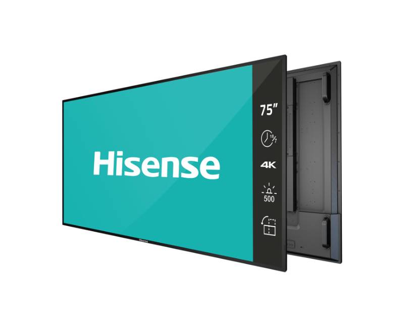 HISENSE 75 inča 75B4E30T 4K UHD 500 nita Digital Signage Display – 18/7 Operation