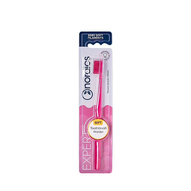 Četkica za zube Nordics Expert Soft 6580 - Roze