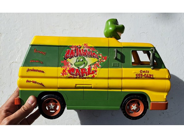 TMNT KOMBI Cowabunga Carl Party Van KOMPLETAN