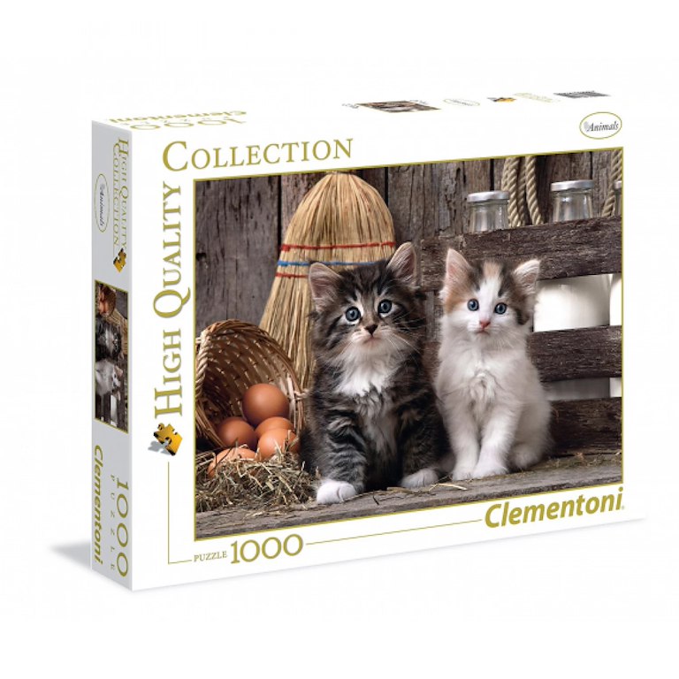 PUZZLE SLAGALICE CLEMENTONI 1000PCS CUTE KITTENS 39340