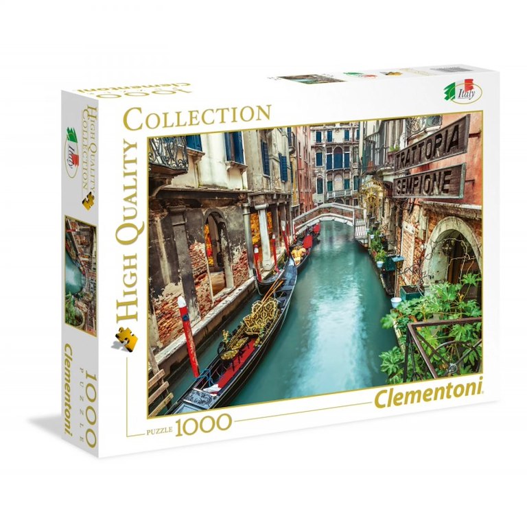 PUZZLE SLAGALICE CLEMENTONI 1000PCS VENICE CANAL 39458