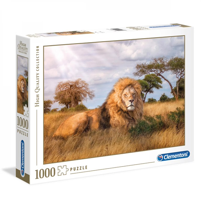 PUZZLE SLAGALICE CLEMENTONI 1000PCS THE KING 39479