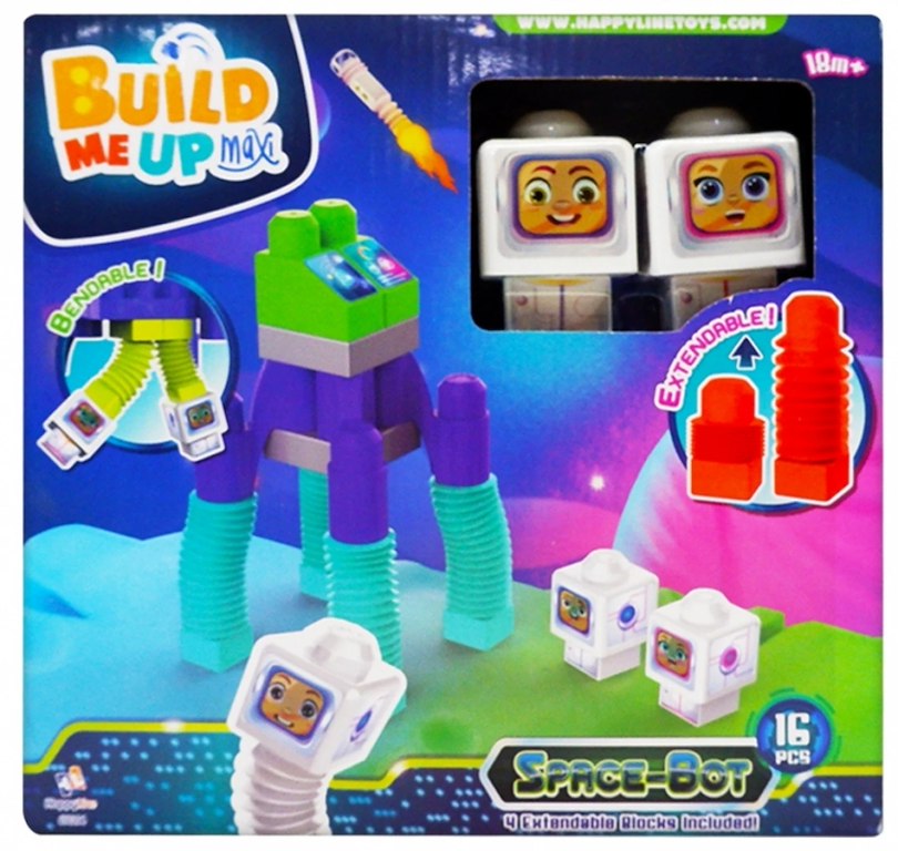 BUILD ME UP MAXI KOCKE SPACE-BOT 6PCS