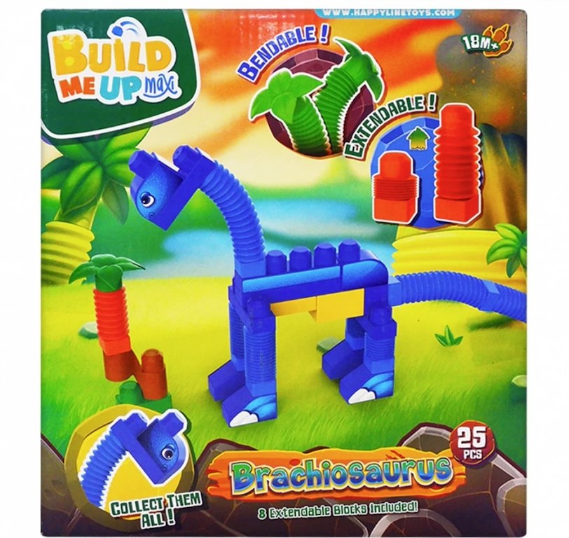 BUILD ME UP MAXI KOCKE BRACHIOSAURUS I BEBA 31PCS