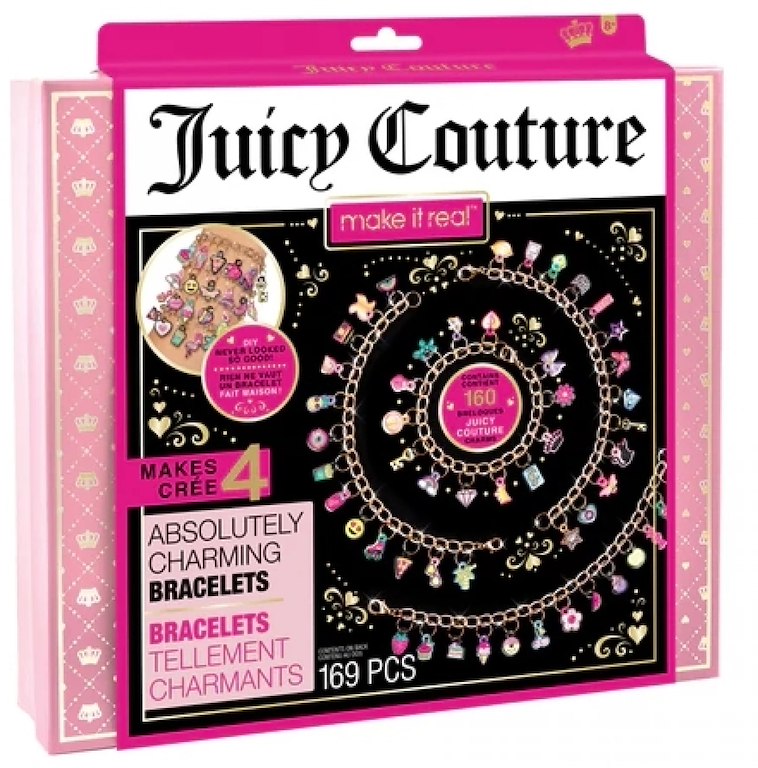 JUICY COUTURE MAKE IT REAL SET NARUKVICE 169PCS