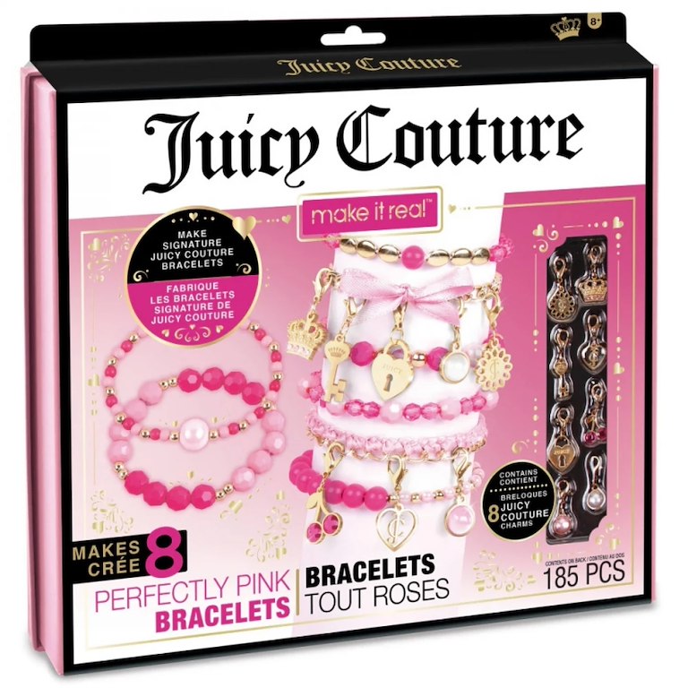 JUICY COUTURE MAKE IT REAL SET NARUKVICE 185PCS