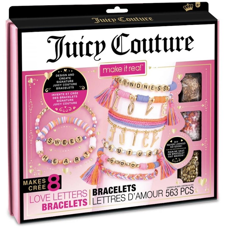 JUICY COUTURE MAKE IT REAL SET NARUKVICE 563PCS