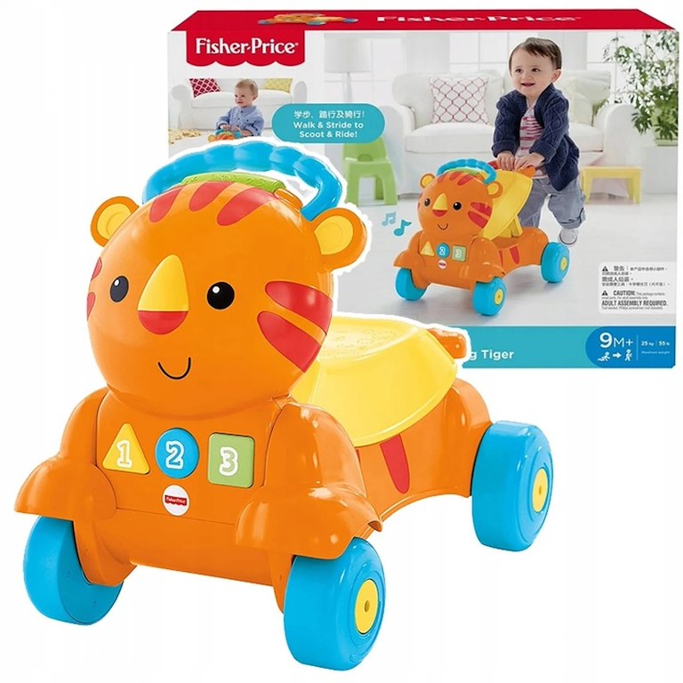 FISHER PRICE GURALICA TIGAR NAUCIMO ENGLESKI I KINESKI