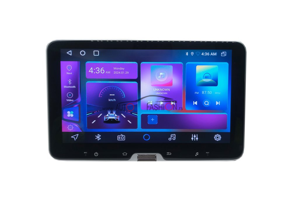 1Din 10″ QLED univerzalna Android CARPLAY multimedija