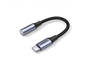 UGREEN AV161 USB-C na 3.5mm M/F kabl 10cm