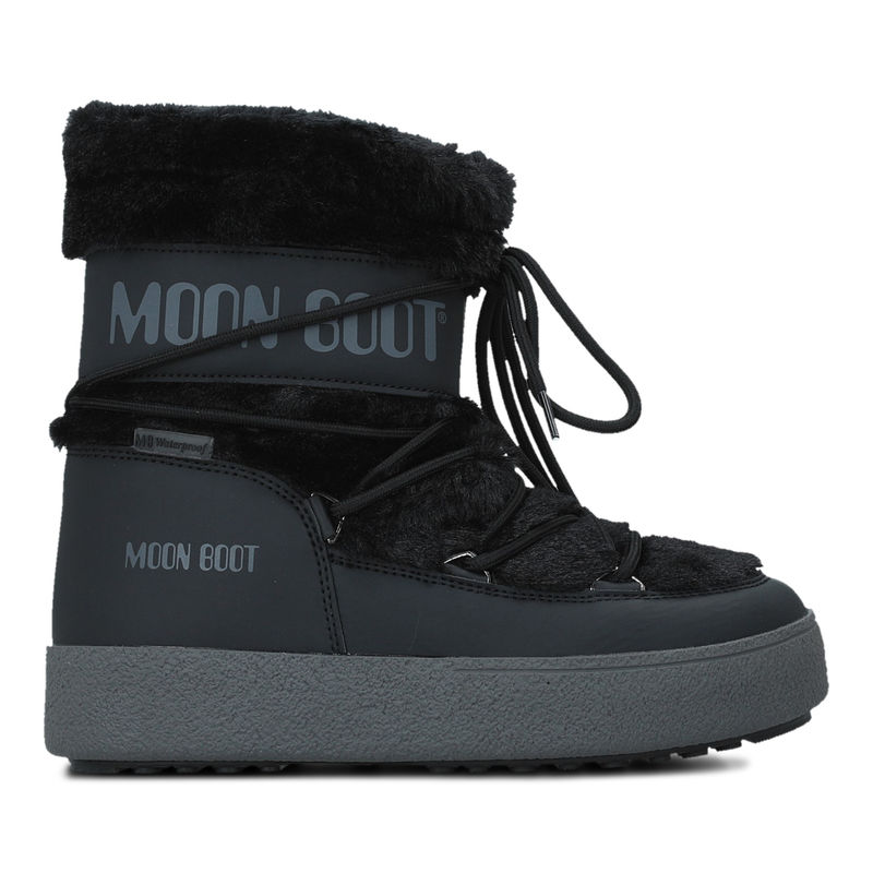 Ženske čizme Moon Boot Ltrack Faux Fur Wp Black