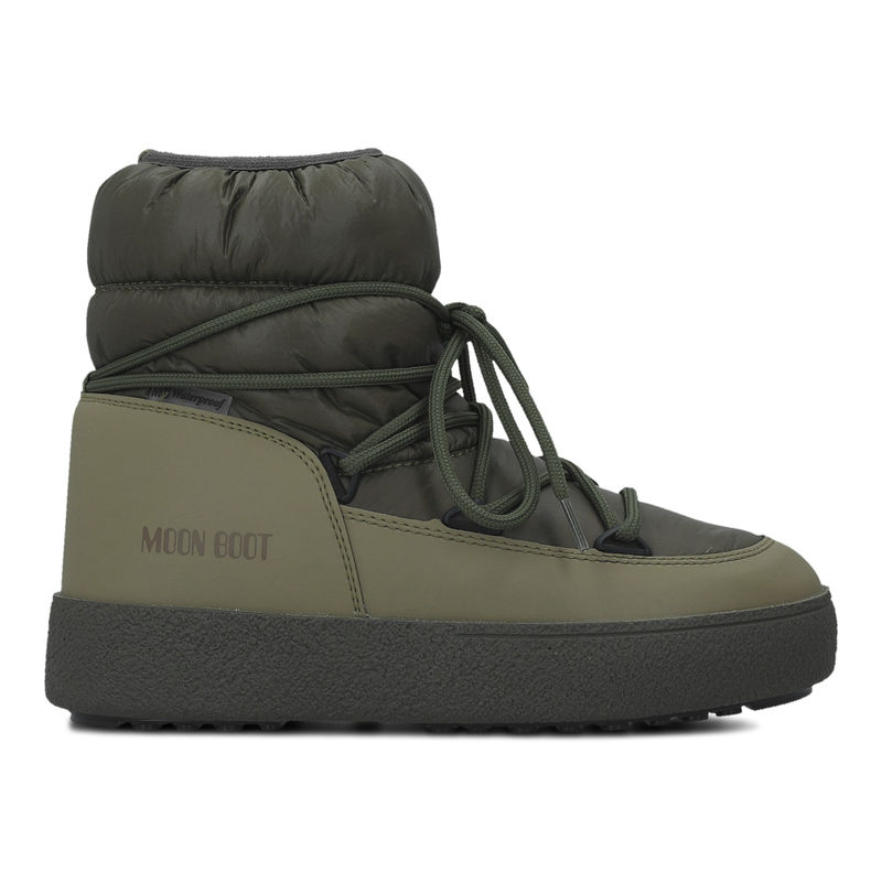 Ženske čizme Moon Boot Ltrack Low Nylon Wp Khaki