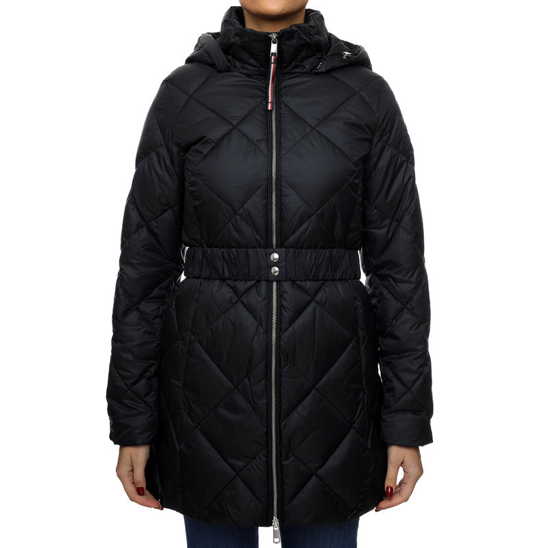 Ženska jakna Tommy Hilfiger Elevated Belted Quilted Coat