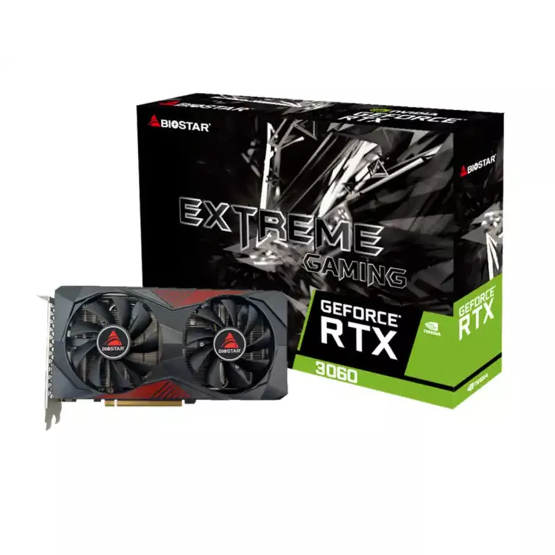 Grafička karta Biostar RTX 3060 GDDR6 12GB 192bit 3XDP/HDMI