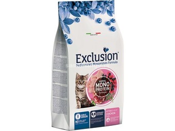 Exclusion Monoprotein hrana za mačke Kitten - Piletina 12kg