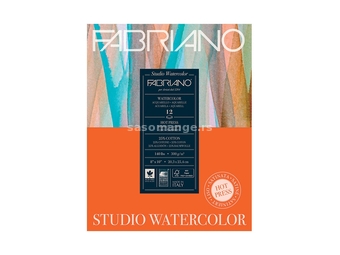 Blok Studio watercolour 22,9x30,5cm 50L 300g Fabriano 19503004