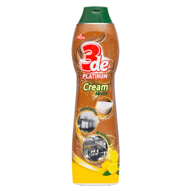 3DE PLATINUM CREAM ABRAZIV 500ML