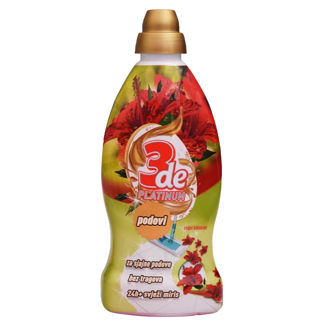 3DE PLATINUM TEČNOST ZA PODOVE 1000 ML - CVET HIBISKUSA