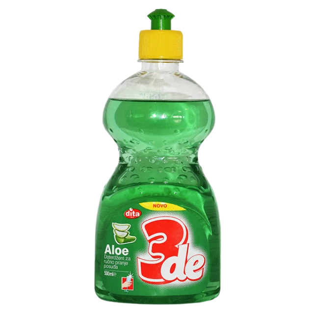 3DE TEČNOST ZA POSUĐE 500 ML - ALOE