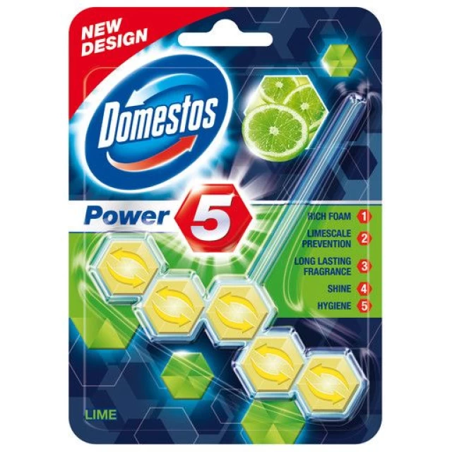 DOMESTOS POWER 5 WC KUGLICE LIME 55GR