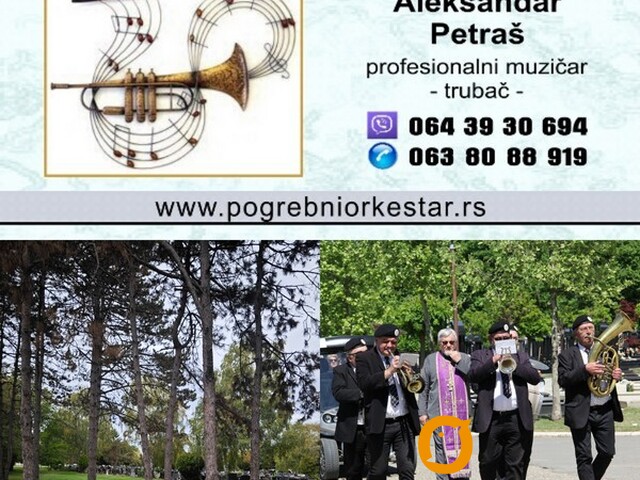 Trubači pogrebni orkestar pleh muzika za sahrane Srbija