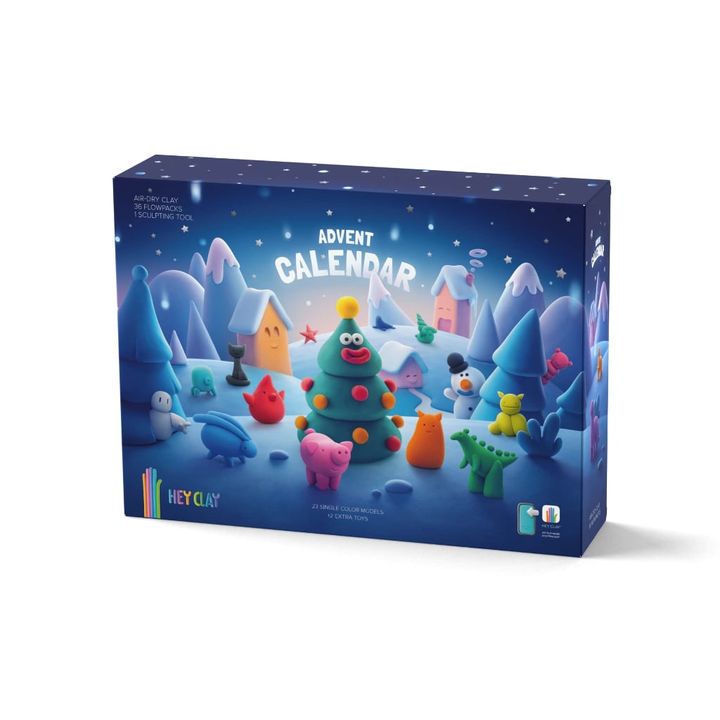 HEY CLAY MASA ZA OBLIKOVANJE ADVENT KALENDAR