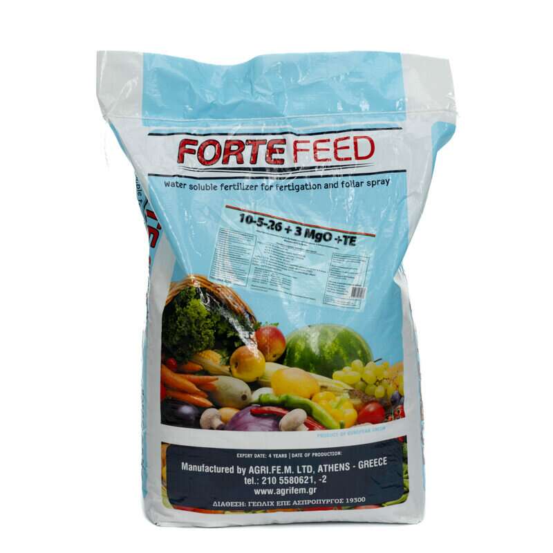 Fortefeed 10-5-26 +4MgO+TE 25/1 vodotopivo đubrivo