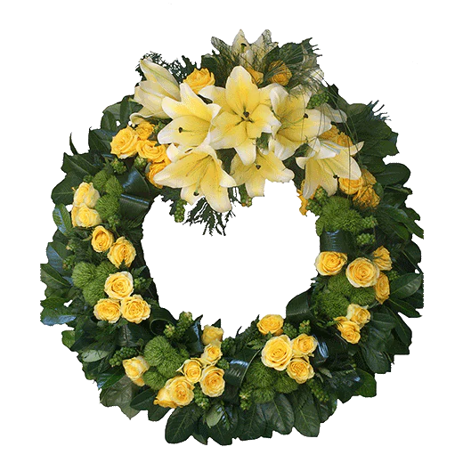 Yellow wreath