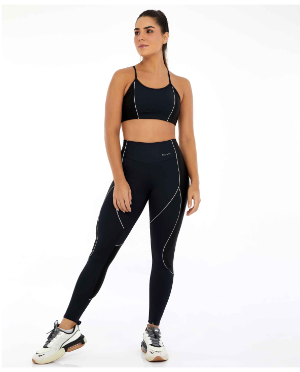 Legging Hyper Recortes Atlanta Preto