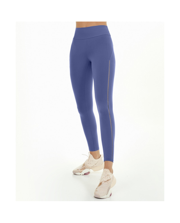 Legging Bodytex Com Elastico Vazado Azul Moonlight