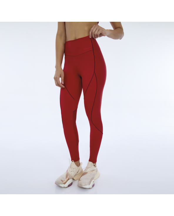 Legging Hyper Recortes Atlanta Vermelho Haute Red