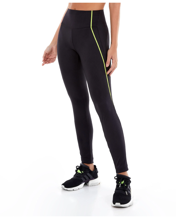 Legging Velocity Com Fusao Preto