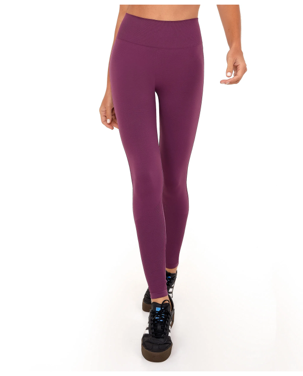 Legging Sem Costura Essential Roxo Wine