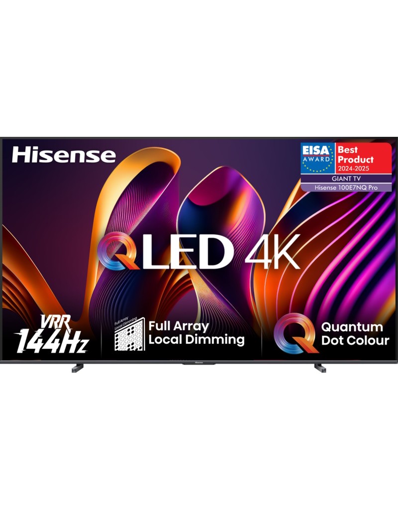 HISENSE 100" 100E7NQ PRO QLED 4K UHD Smart TV