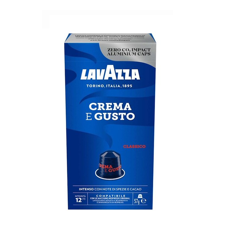 Lavazza Nespresso Crema e Gusto Classico 10×10 kapsula