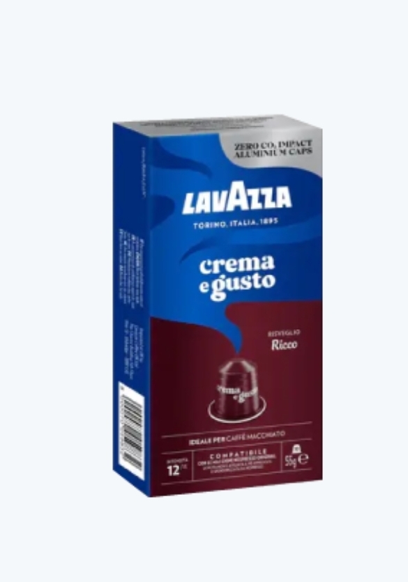 Lavazza Nespresso Crema e Gusto Ricco 10×10