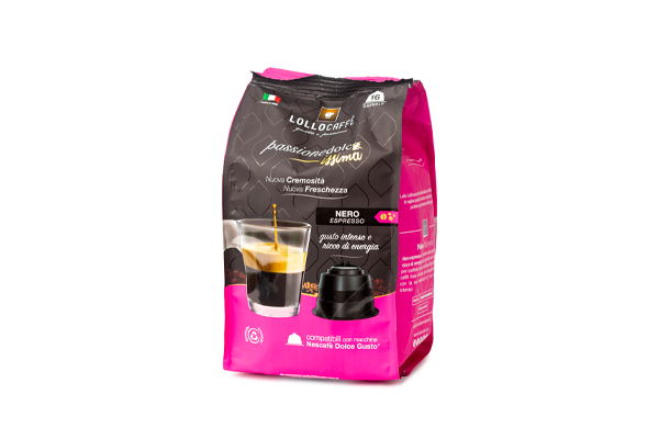 Lollo NERO DOLCE GUSTO kompatibilne kapsule 16 kom